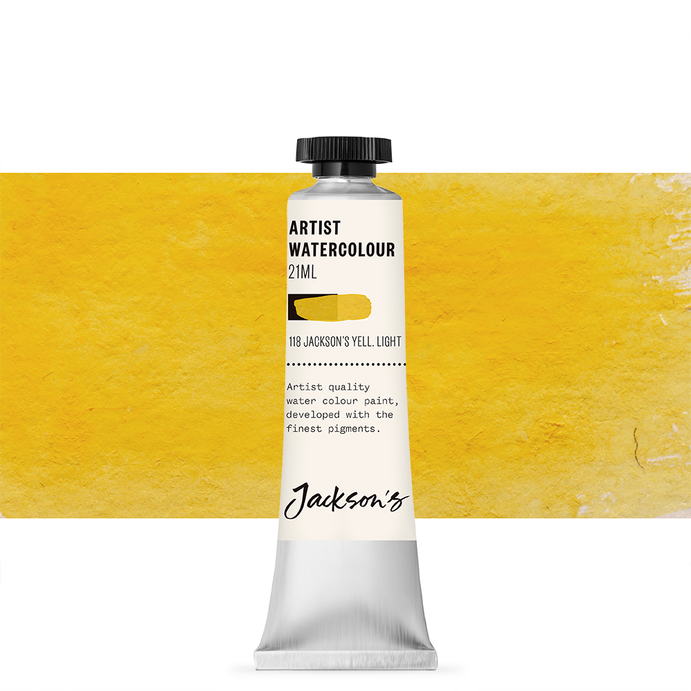 Jackson's : Artist Watercolour Paint : 21ml : Jackson's Yellow Light ...